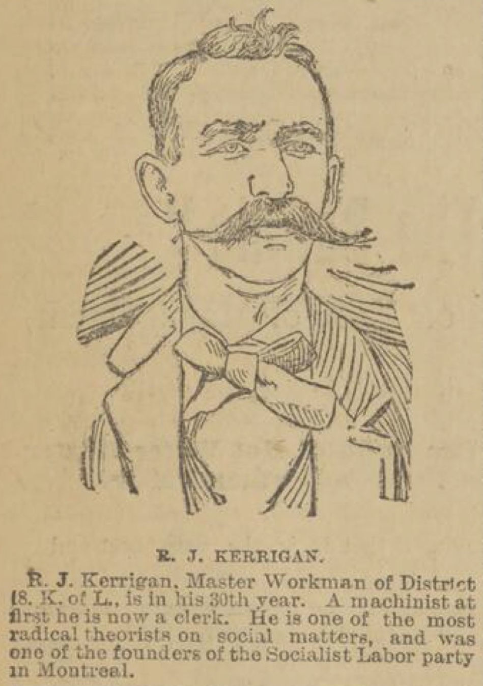 Richard Kerrigan, militant socialiste et syndicaliste révolutionnaire ...